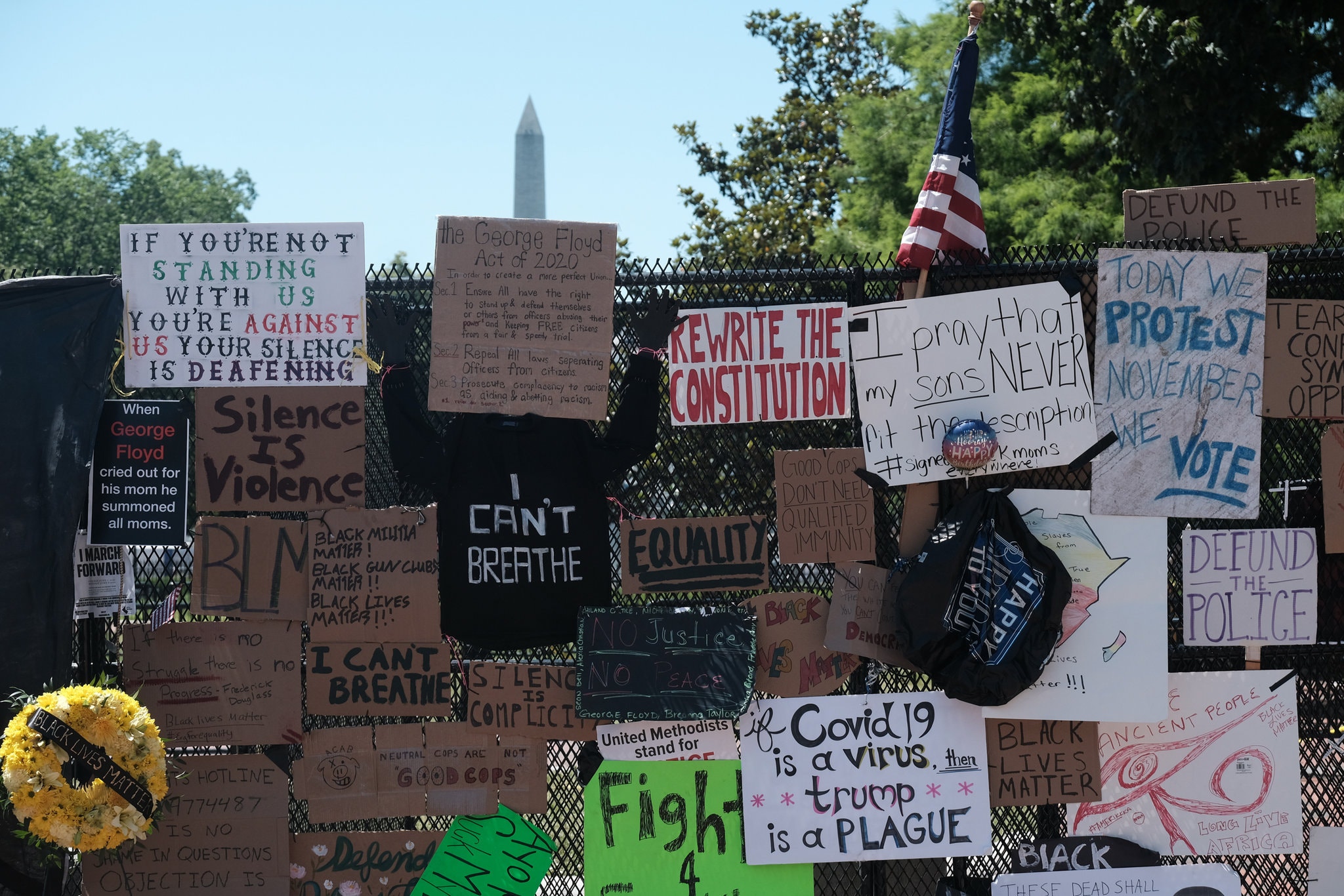 The New York Times: Museums Collect Protest Signs to Preserve History ...